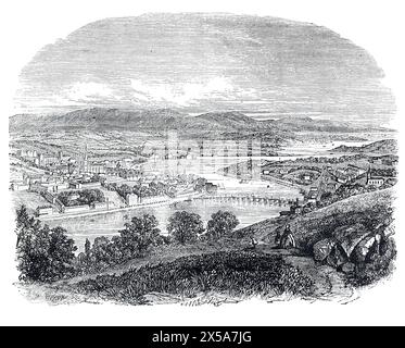 The Craigavon Bridge in Derry Londonderry, Northern Ireland, UK. One of ...