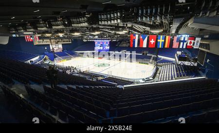 Ostrava, Czech Republic. 08th May, 2024. Ostravar Arena ready for the ...