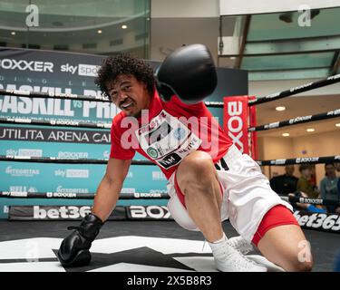 Cardiff, UK. 08th May, 2024. Moses Jolly, heavyweight boxer from ...