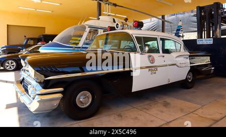 Exhibition of Police vehicles at the LAPD Los Angeles Police Museum ...