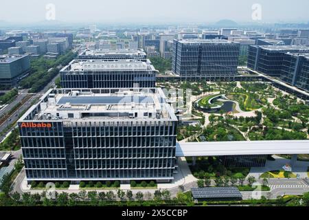 HANGZHOU, CHINA - MAY 9, 2024 - An aerial photo shows the global ...