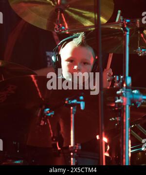 Caleb H age 9 preforming at Teddy Rocks Festival 2024 Charisworth Farm ...