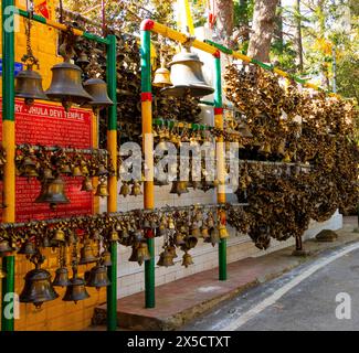 Jhula Devi Temple, Ranikhet, Uttarakhand, India Stock Photo - Alamy