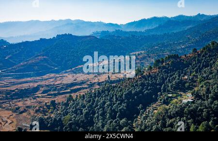 Himalayan villages and terrace farms in and around Almora and Ranikhet ...
