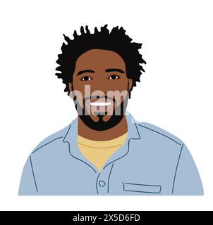 man avatar cartoon character black and white Stock Vector Image & Art ...