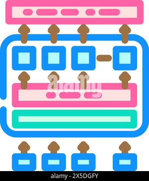 bert bidirectional encoder representations transformers color icon ...
