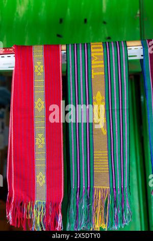 Tais, traditional textile from Timor-Leste Stock Photo - Alamy