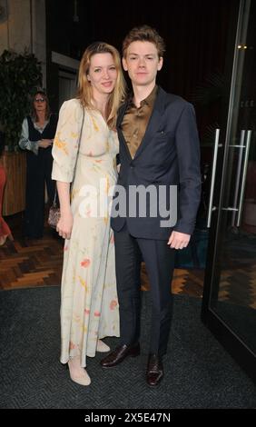 London, England, 08/05/2024, Talulah Riley and Thomas Brodie-Sangster ...