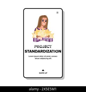 guidelines project standardization vector. protocol conformity ...