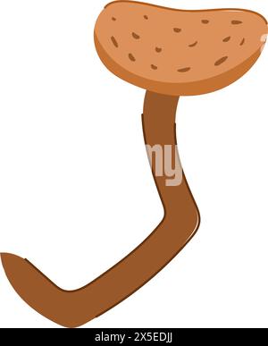 rust bent nail cartoon vector illustration Stock Vector Image & Art - Alamy