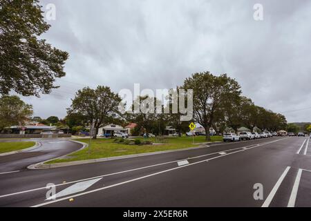 BRUTHEN, AUSTRALIA - APRIL 06 2024: The quaint township of Bruthen on a ...