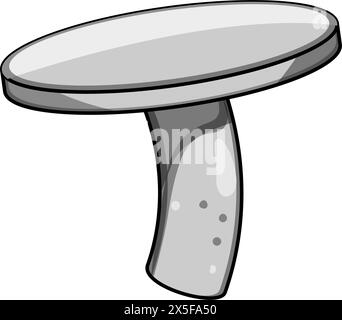 rust bent nail cartoon vector illustration Stock Vector Image & Art - Alamy
