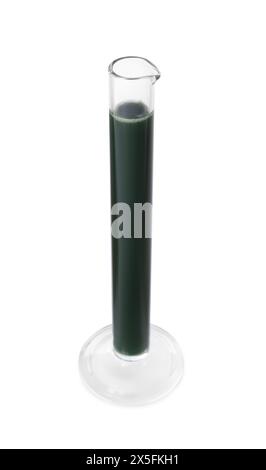 Test tube with crude oil isolated on white Stock Photo - Alamy