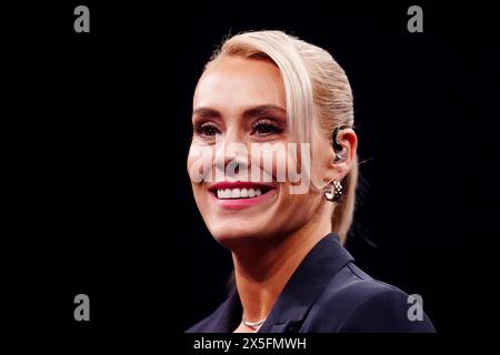 Sky Sports presenter Emma Paton on night fourteen of the BetMGM Premier ...