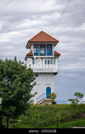 Scenic view with Comana lake part of Comana Natural Park, located near ...