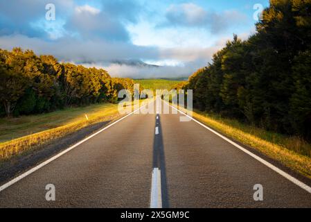 Volcanic Loop Highway 46 - New Zealand Stock Photo - Alamy