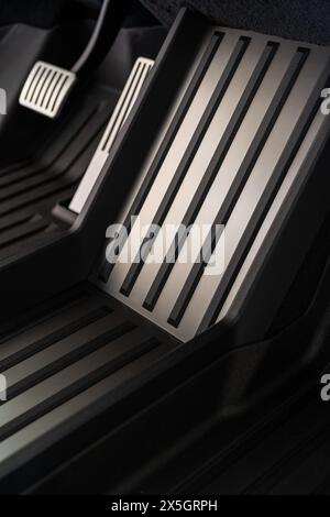 Sleek Interior Design Details of Tesla Cybertruck Stock Photo - Alamy