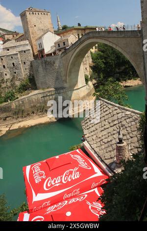 The Mostar Bridge (reconstruction), Bosnia & Herzegovina Stock Photo ...