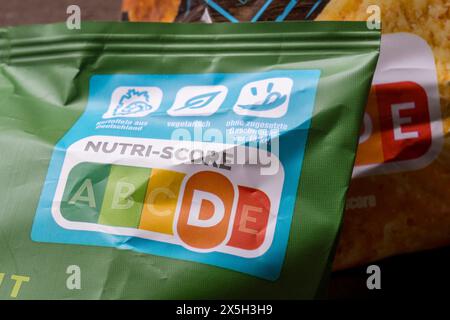 NUTRI-SCORE label on packaging, nutrition labelling system, food ...