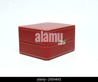 stylish and classy red box for gifting Stock Photo - Alamy