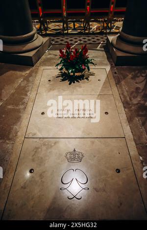 The grave of Grace Kelly ( Princess Grace of Monaco ); St. Nicholas ...