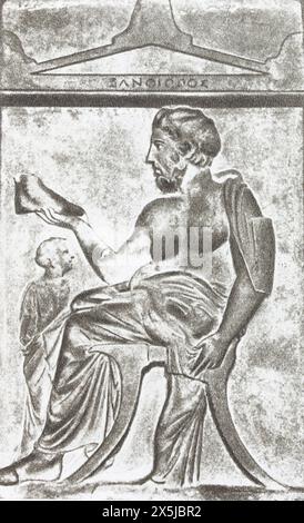 Picture of vintage shop owner Stock Photo - Alamy