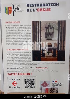 Église Saint Florentin à Saint Florentin, Yonne, France Stock Photo - Alamy