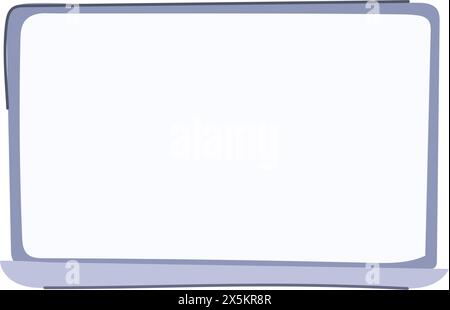 modern interactive smartboard cartoon vector illustration Stock Vector ...