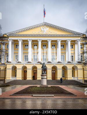 The Smolny Institute, a Palladian style 18th century building with ...