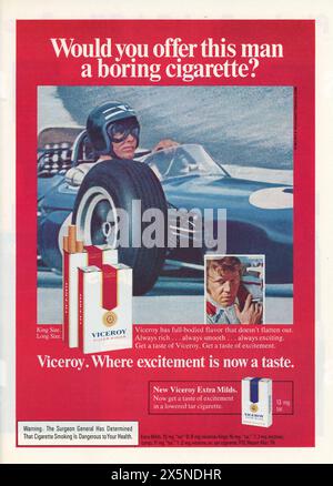 Vintage "Playboy" magazine October 1974 issue advert, USA Stock Photo ...