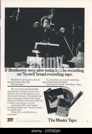 Vintage "Playboy" magazine October 1974 issue advert, USA Stock Photo ...