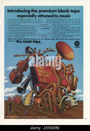 Vintage "Playboy" magazine October 1974 issue advert, USA Stock Photo ...