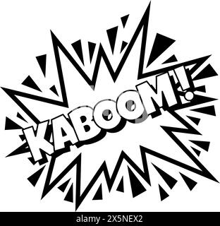 Pow comic bubble. Sound dialogue speech bubbles with word - Zap. Pop art expression in black and ...