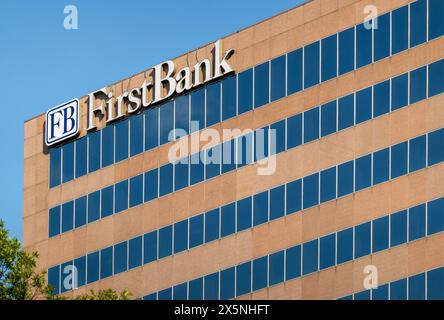 Sign / logo of First Commercial Bank of Taiwan, London office, City of ...