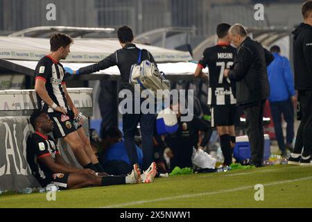 Ascoli Calcio 1898 FC players celebrate the winning after the Serie C ...