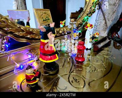 Giza, Egypt, March 26 2024: Fananes character with an Arabic sign with ...