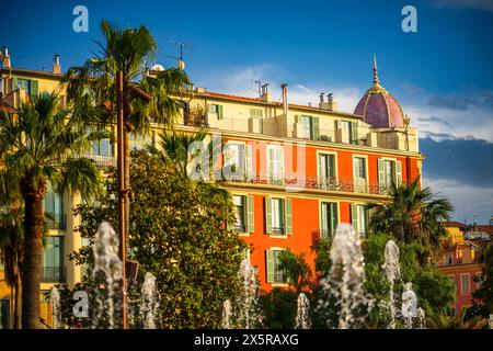 Iconic landmarks of Nice, France, Cote d'Azur, French Riviera Stock ...