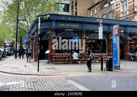 The Rocket, Euston Road, London Stock Photo - Alamy