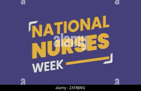 National Nurses Week design templet Stock Vector Image & Art - Alamy