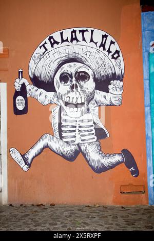 An alcoholic skeleton Stock Photo - Alamy