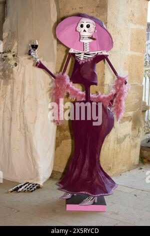Catrina Skeleton Decorations for Day of the Dead Holiday Stock Photo ...