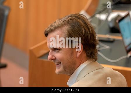 Rob Hofland At The Public Meeting At The Raadszaal Building Amsterdam ...