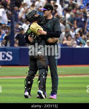 Tampa Bay Rays catcher Ben Rortvedt poses for a portrait during photo ...