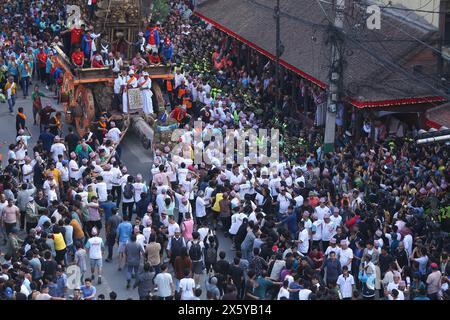 Rato Machhindranath chariot procession begins in Nepal Nepali Hindu and ...