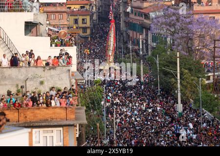 Rato Machhindranath chariot procession begins in Nepal Nepali Hindu and ...