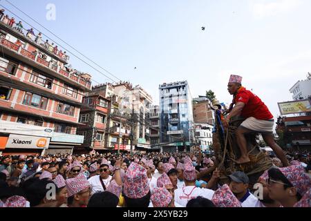 Rato Machhindranath chariot procession begins in Nepal Nepali Hindu and ...