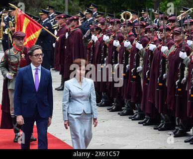 New elected President of North Macedonia Gordana Siljanovska Davkova R ...