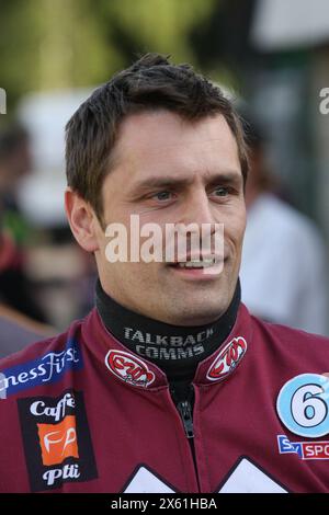 Phil Morris - current FIM Race Director - in his speedway racing days ...