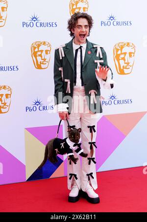 Luke Rollason attending the BAFTA TV Awards 2024, at the Royal Festival ...