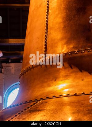 Copperhead wash still close-up for whiskey production Stock Photo - Alamy